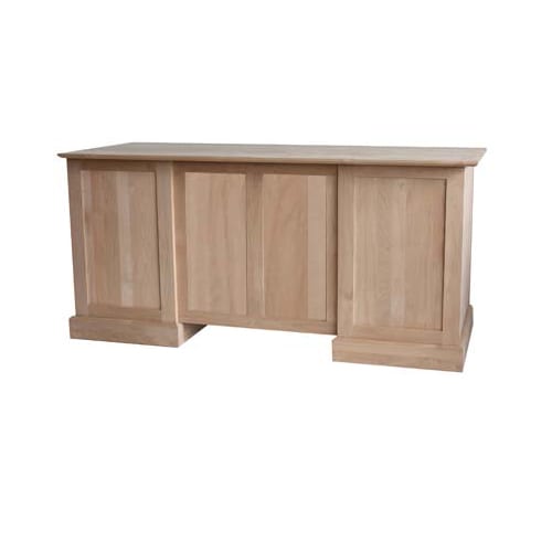 Alder Shaker Executive Desk - Wood You Furniture of Gainesville, Inc