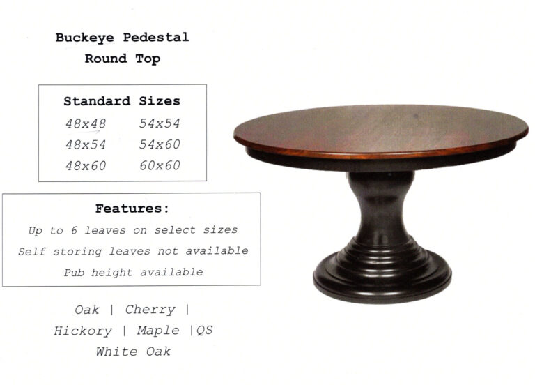Buckeye Dining Table - Wood You Furniture of Gainesville, Inc